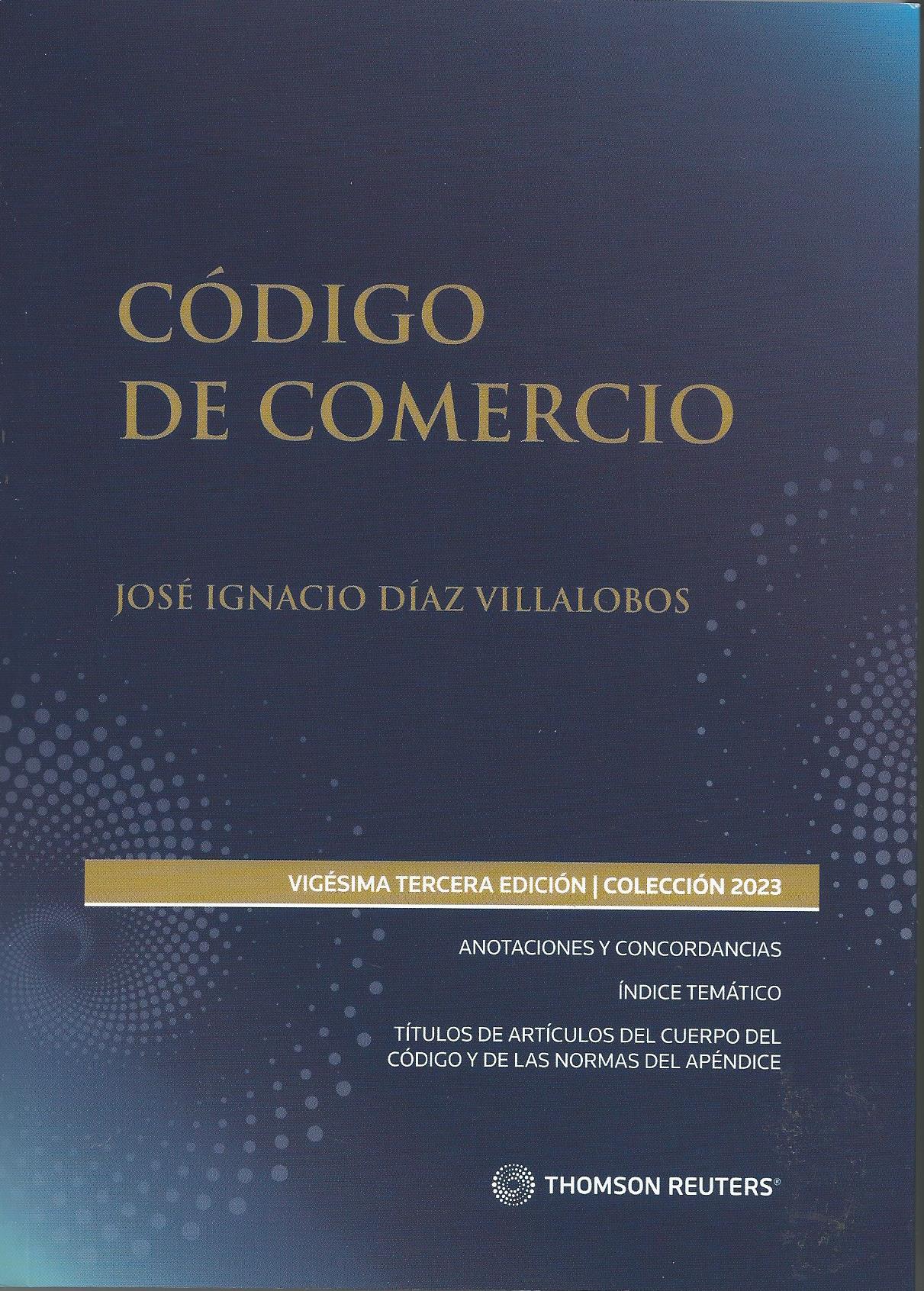 Código de Comercio, Vigésima Tercera Edición, Profesional 2023 ...