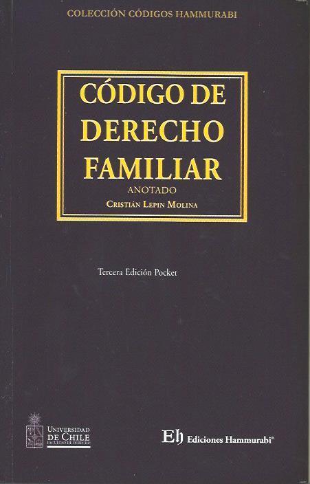 Código de Derecho Familiar, Pocket Anotado, 3°Edición - Editorial ...
