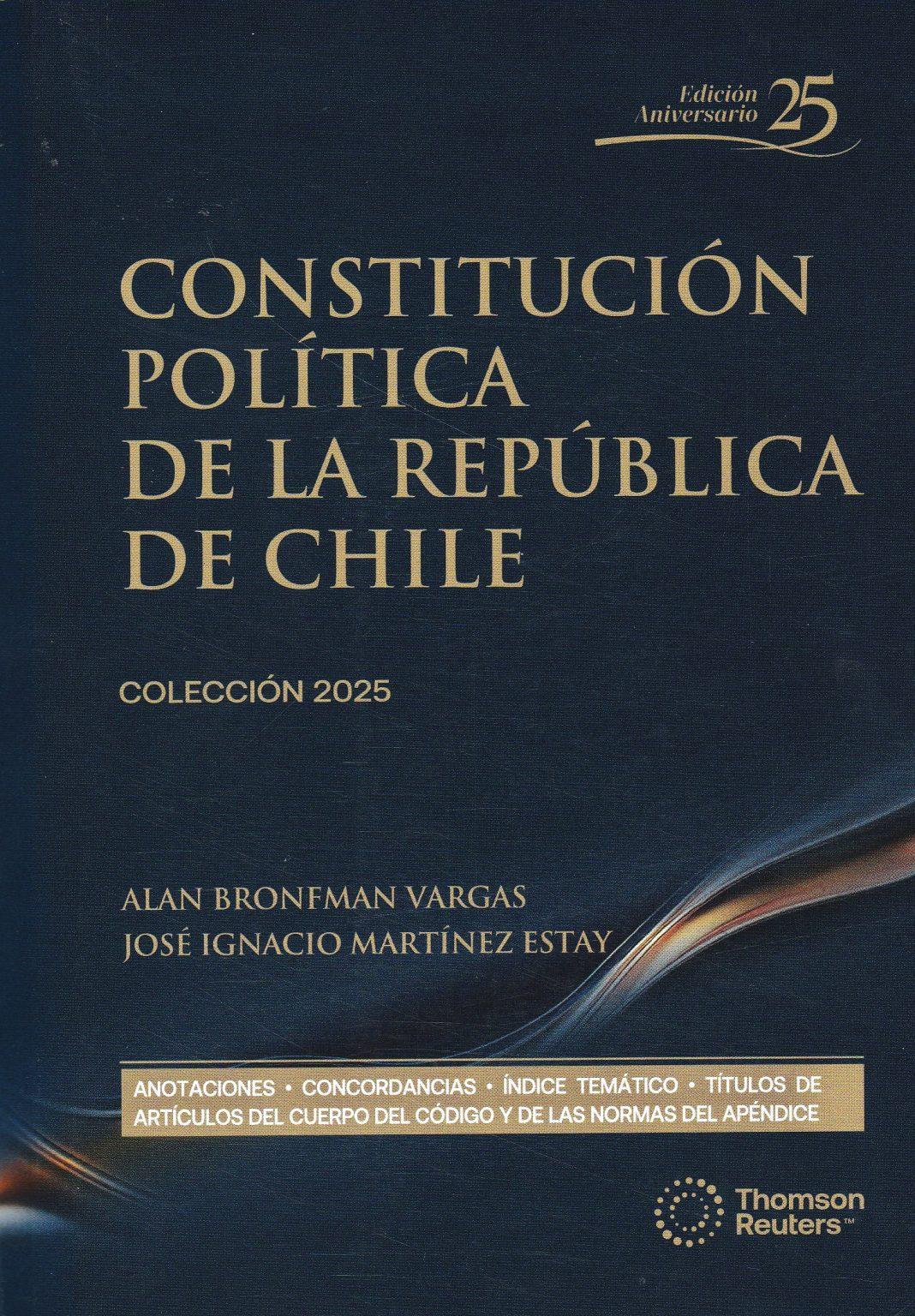 Constitución Política de la Republica de Chile Profesional 2025 ...