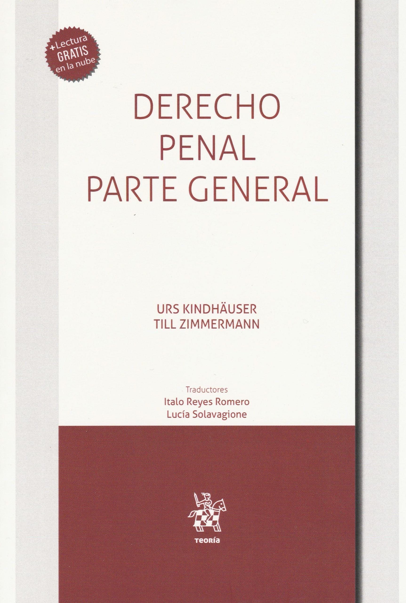 Derecho Penal Parte General - Editorial Metropolitana